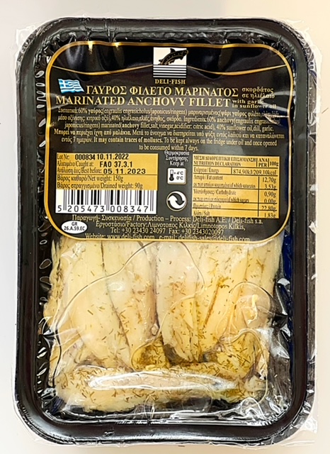 Marinated Anchovy Fillet - Deligreek