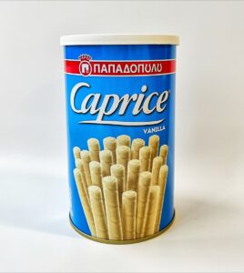 Papadopoulou Caprice Wafer Rolls Filled with Vanilla 250g - Deligreek
