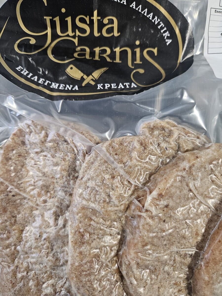 Pork schnitzel frozen - Deligreek